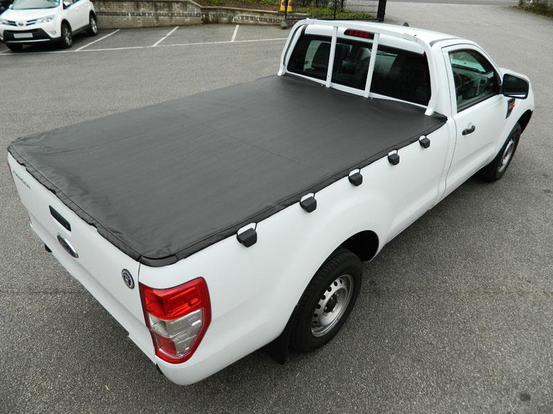 Ford Ranger Tonneau Cover - Single Cab 2016 Facelift Soft Hook On ...