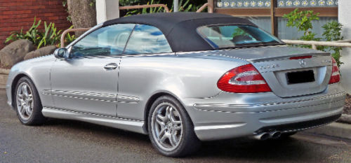 Mercedes Benz CLK Hoods in Mohair (2003-2008) – Monsoon Car Hoods